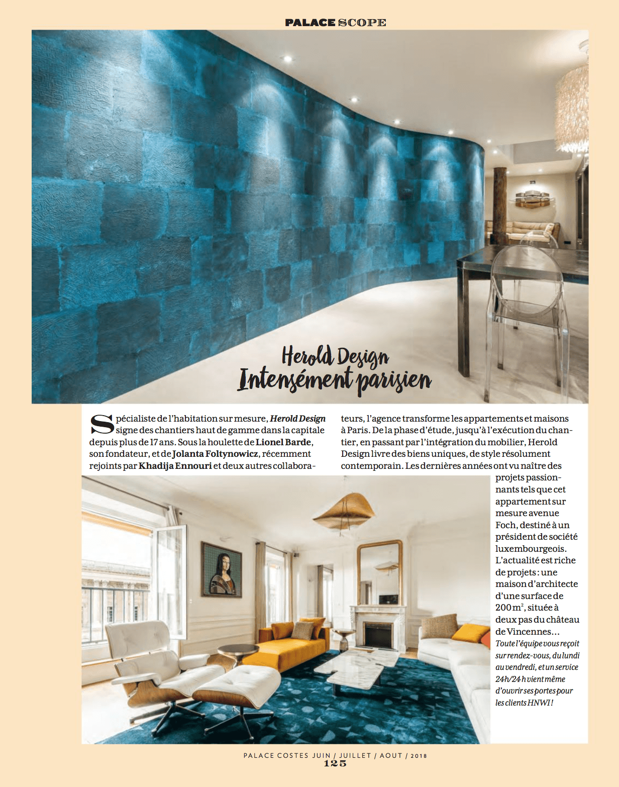 Herold Design TV Show and Press - Interior Design